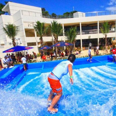 China Durable Surfing Flow Rider Extreme Sport Fun Ride 21.7m*13.4m For Water Park for sale