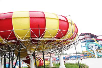 Cina l'acquascivolo della ciotola dello spazio di 16m acqua giallo/rossa parcheggia la costruzione in vendita