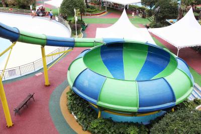 China Theme Park Slides Space Bowl Water World Water Playground Equipment for Resorts / Hotel for sale