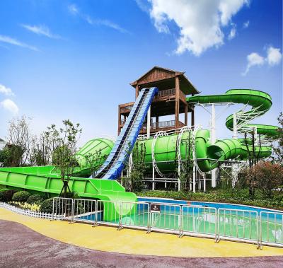 Китай Подгонянные внешние тематические парки воды гальванизировали сталь углерода для взрослых/новых водных горок стиля продается