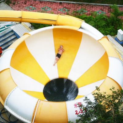 China Kundengebundene aufregende Aqua-Park-Fiberglas-Wasserrutsche/Körper-Dia für Wasser-Spaß zu verkaufen
