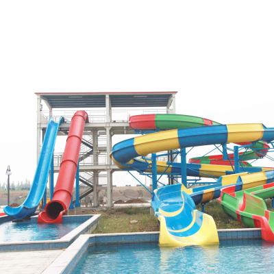 China Custom Combination Kids Water Slides for Theme Water Park / Body slide for sale