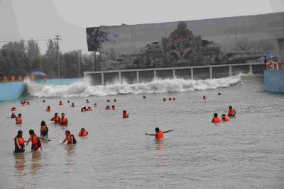 China Outdoor Water Park Wave Pool / Security swimming pool wave machine for sale