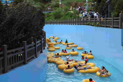 Cina La profondità pigra di larghezza 1m di 3M-6m della piscina del fiume del parco materiale dell'acqua dell'aeratore/ha personalizzato l'acquascivolo in vendita