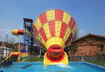 China Fiberglass Tornado Water Slides 30 Years Of Experience In Water Parks Vison for sale