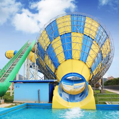 Китай Подгонянная супер высота платформы водных горок 14.6м стеклоткани торнадо для тематического аквапарк продается