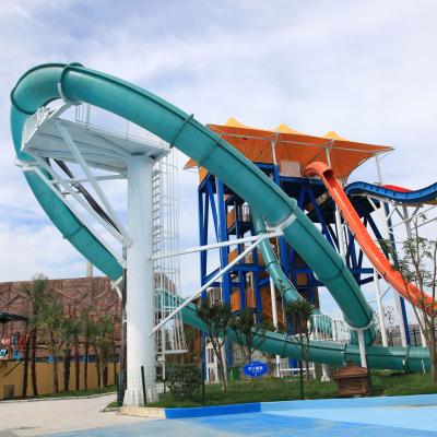 Китай Прозрачные индивидуальные аква-горки из стекловолокна с петлями, горячее цинкование продается