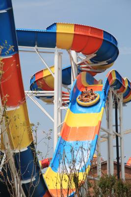 Китай Гигантская смола Ашланд водных горок стеклоткани бумеранга/ДСМ, высота платформы 18.75м продается