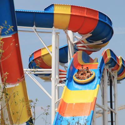 China Upgrade Your Water Park with Durable Fiberglass Water Slides Designed for boomerang slide for sale