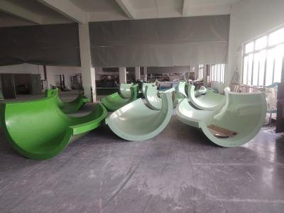 China FRP Custom Water Slides Toboggan 6 People Fiberglass Family Slide Aqua Park Equipment Factory for sale