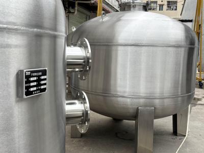 China 304 Stainless Steel Filter Tank for Water Park Wave Pool Treating Equipments for sale