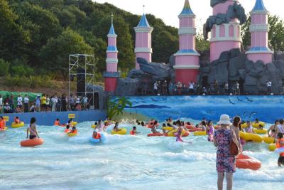 China Customized Theme Park Projects , Water Park Construction With Fiberglass Material for sale