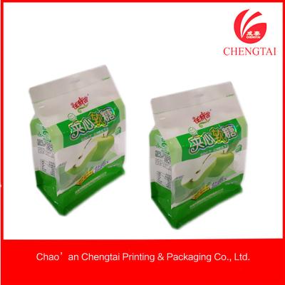 Cina Amichevole eco- laminato del fondo piatto dei sacchetti dei sacchetti a chiusura lampo materiali del tè in vendita