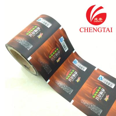 China Cup Sealing Film Disposable Plastic Packaging Film For Snack Puffed Food for sale