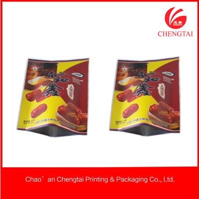 China Standup Nontoxic Metallized Plastic Sealed Packaging Bag For Dry Fruit for sale