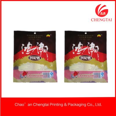 China Food packaging use and three side seal bag with air - proof  feature for sale