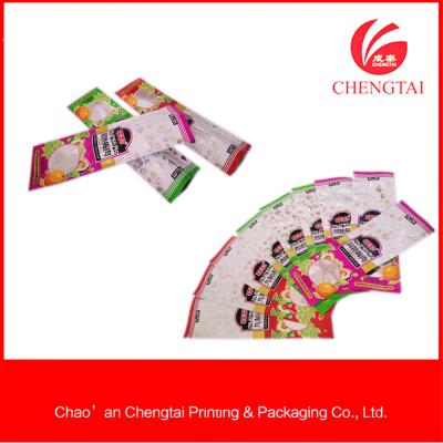 China Reclosable Food Grade Packaging Self Sealed Plastic Bag For Sugar / Snacks for sale