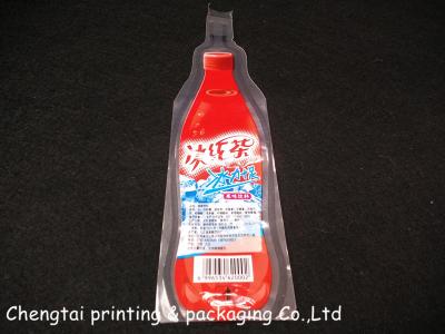 Cina La bottiglia su ordinazione a forma di sta sul sacchetto con il becco per il sacchetto dell'acqua minerale in vendita