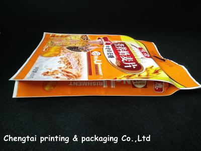 Cina Borsa del rinforzo del lato di Seald del quadrato di 600 G Customed per l'imballaggio della farina d'avena in vendita