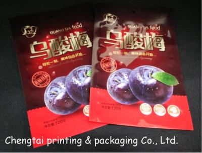 China Three Layers Dried Fruit Packaging Bags Heat Seal Low Temperature Resistance for sale