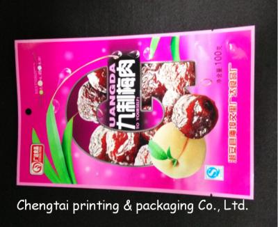 China Plastic Dried Fruit Bags With Tear Notch Dried Fruit Packaging Pouches for sale