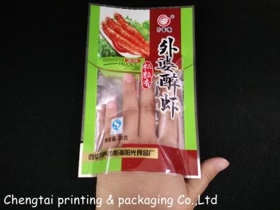 China Semi Transparent Snack Food Bags Biodegradable Different Size QS Certification for sale