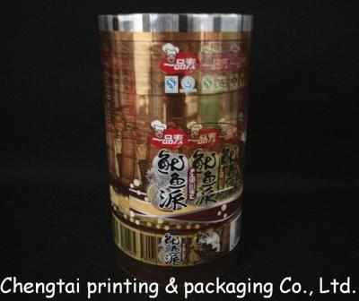 China Laminated Snack Packaging Roll Stock Film / Plastic Packaging Film Soft Transparent for sale