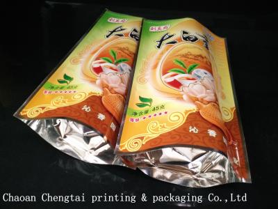 China O empacotamento plástico 45G do chá levanta-se malotes com impressão de 0 - 9 Digitas das cores à venda