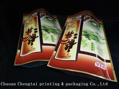 China Colorido levante-se sacos do empacotamento plástico dos malotes para o chá/café/pó à venda