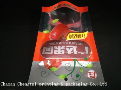 Cina Tre borse asciutte laminate di imballaggio di plastica della frutta del di alluminio di strati per lo spuntino in vendita