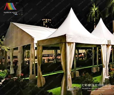 China 12m Width A shape Tent House With Square Tents for sale
