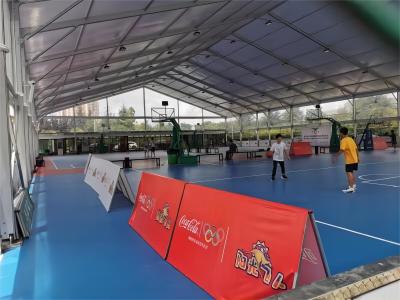 China A Shape Roof Athletics canopy tent made of Hard Pressed Extruded Aluminum Alloy Main Frame Profile for sale