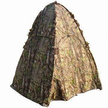 Cina Tenda di caccia dell'acciaio per molle con il tessuto di Terital-Taffta 190T in vendita