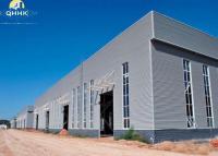 China Angle Steel Structure Warehouse Galvanized Surface With Stainless Steel Gutter for sale