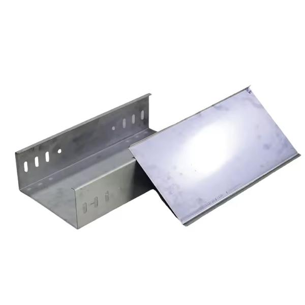 Quality ISO Certified Trough Cable Trays Galvanized Finish Wall Mount Installation for sale