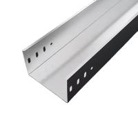 Quality ISO Certified Trough Cable Trays Galvanized Finish Wall Mount Installation for sale
