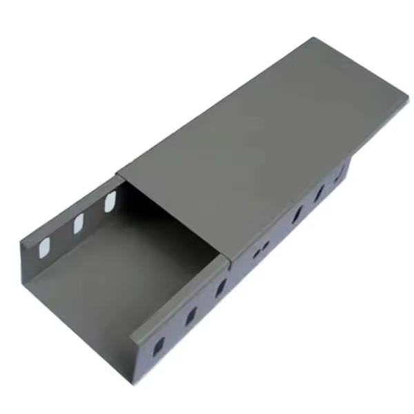 Quality Medium Duty Load Capacity Trough Cable Trays for Wall Mount Installation and for sale