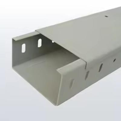 Quality 2-9m Length Rectangular Trough Cable Trays for Cable Support and Management for sale