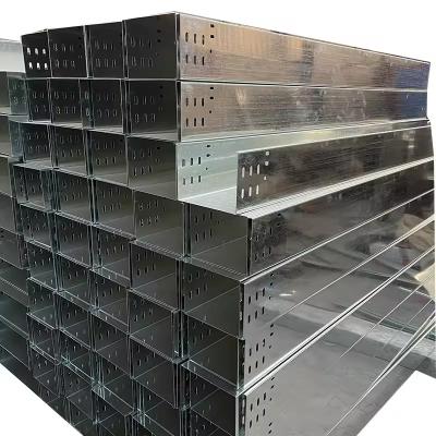 Quality 2m-6m Length Hot Dip Galvanized Wire Mesh Cable Tray With Strong And Adjustable for sale