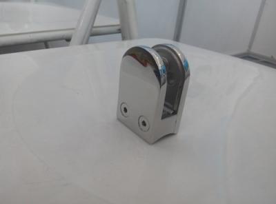 China Stainless steel glass clamps with  square base for glass balustrade SS316 for sale