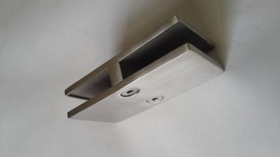 China Stainless steel square shaped 180° glass clamps for glass balustrade  glass pool fencing SS316 for sale