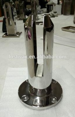 China Stainless steel 316L glass spigot polished finish for sale