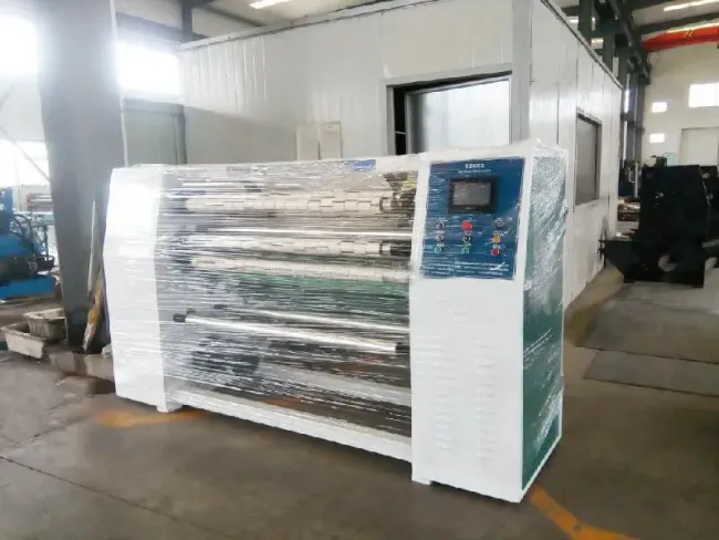 Transparent BOPP Packing Jumbo Roll Tape Slitting Machine