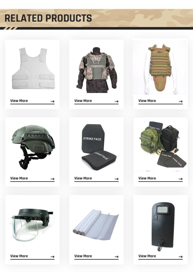 Nij III IV Soft Bulletproof Plate Body Armor Bullet Proof Plate PE+Sic Panel Bulletproof Plate