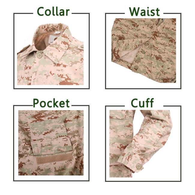 Digitaal de Camouflageleger Eenvormige Bdu van de Midden-Oosten Militair Woestijn
