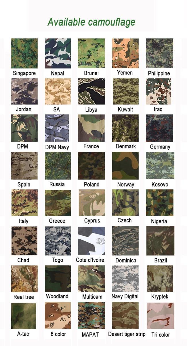 Paintball Hunting Army Style Desert British Tiger Stripe Camouflage Uniform
