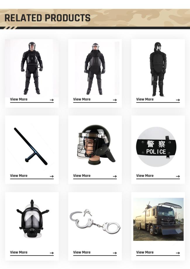 Transparent Polycarbonate Anti Riot Shield Riot Control Shield