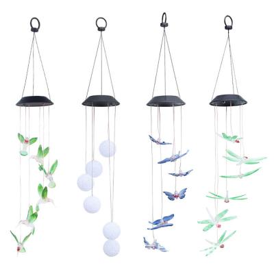 Cina Carillon di vento cambiante solare del colibrì di colore in vendita