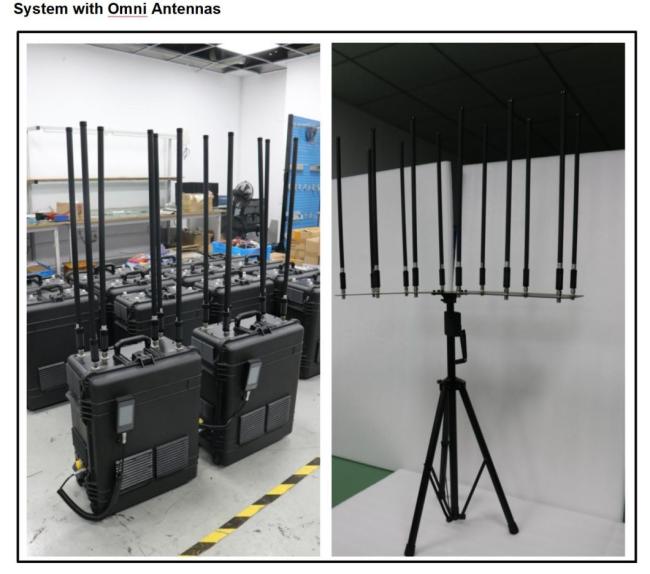 Smart Portable GPS/WiFi/VHF/UHF/Mobile Phone Dds Signal Jammer Drone Fpv Signal Jammer 20-6000MHz Via Software Control