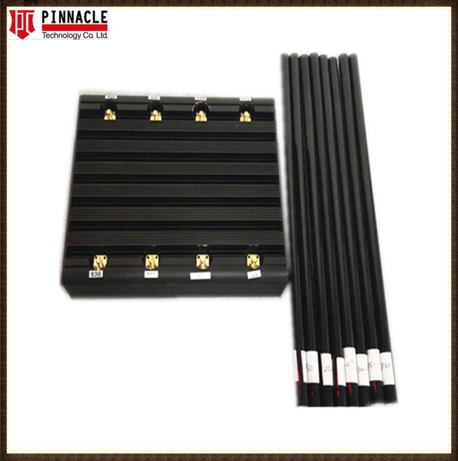 8bands 80W Desktop High Power Signal Jammer CDMA/GSM/PCS/3G/4G/5g/5.8g Signal Blocker